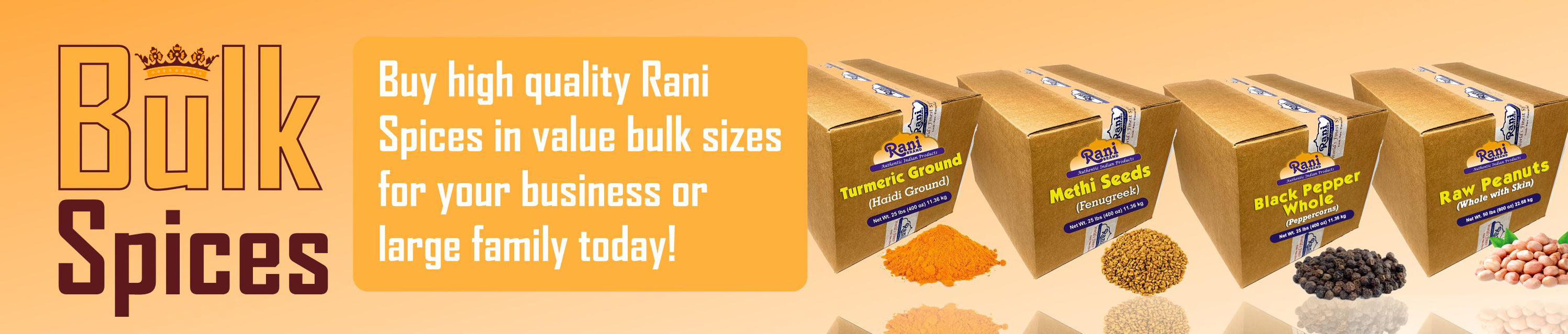 25lb Bulk Spices — Rani Brand Factory Store