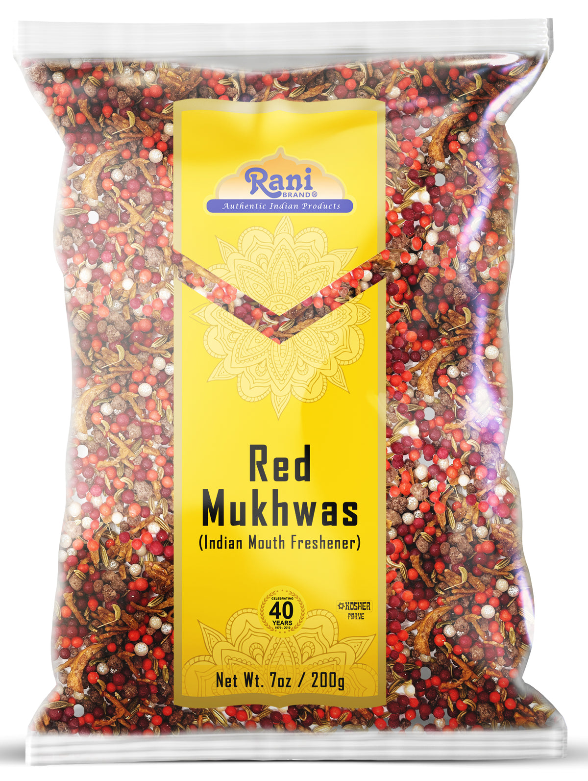 Rani Red Mukhwas (Special Digestive Treat) 7oz (200g) ~ Vegan | Indian — Rani Brand Factory Store