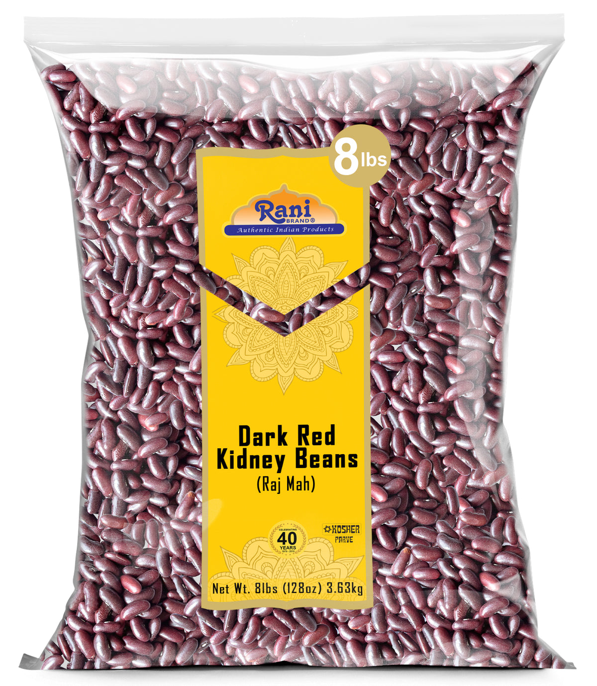 Rani Red Kidney Beans, Dark 128oz (8lbs) 3.63kg Bulk ~ All Natural | V ...