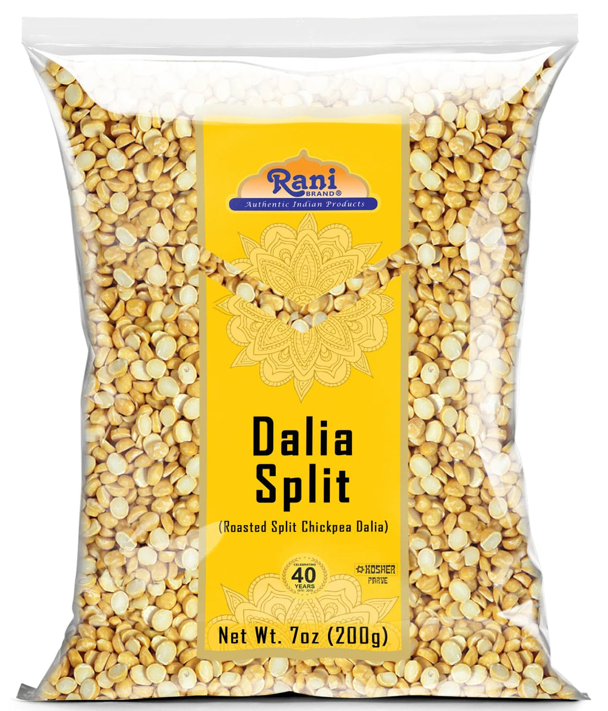 Rani Daliya Split (Roasted Split Chickpeas Dalia) 7oz (200g) ~ All Nat ...