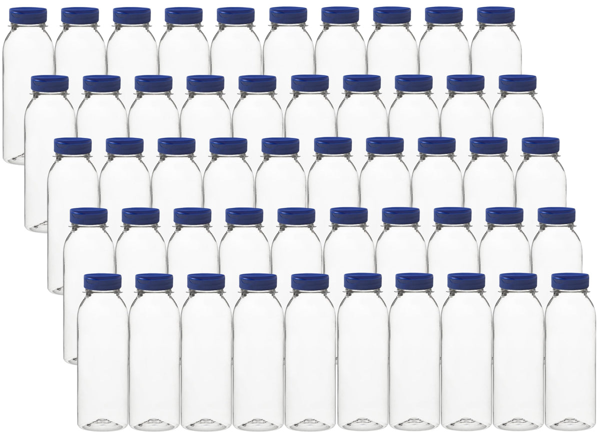 Rani Clear Plastic Bottles | 8oz PET Bottle with Flip-top Caps | BPA ...