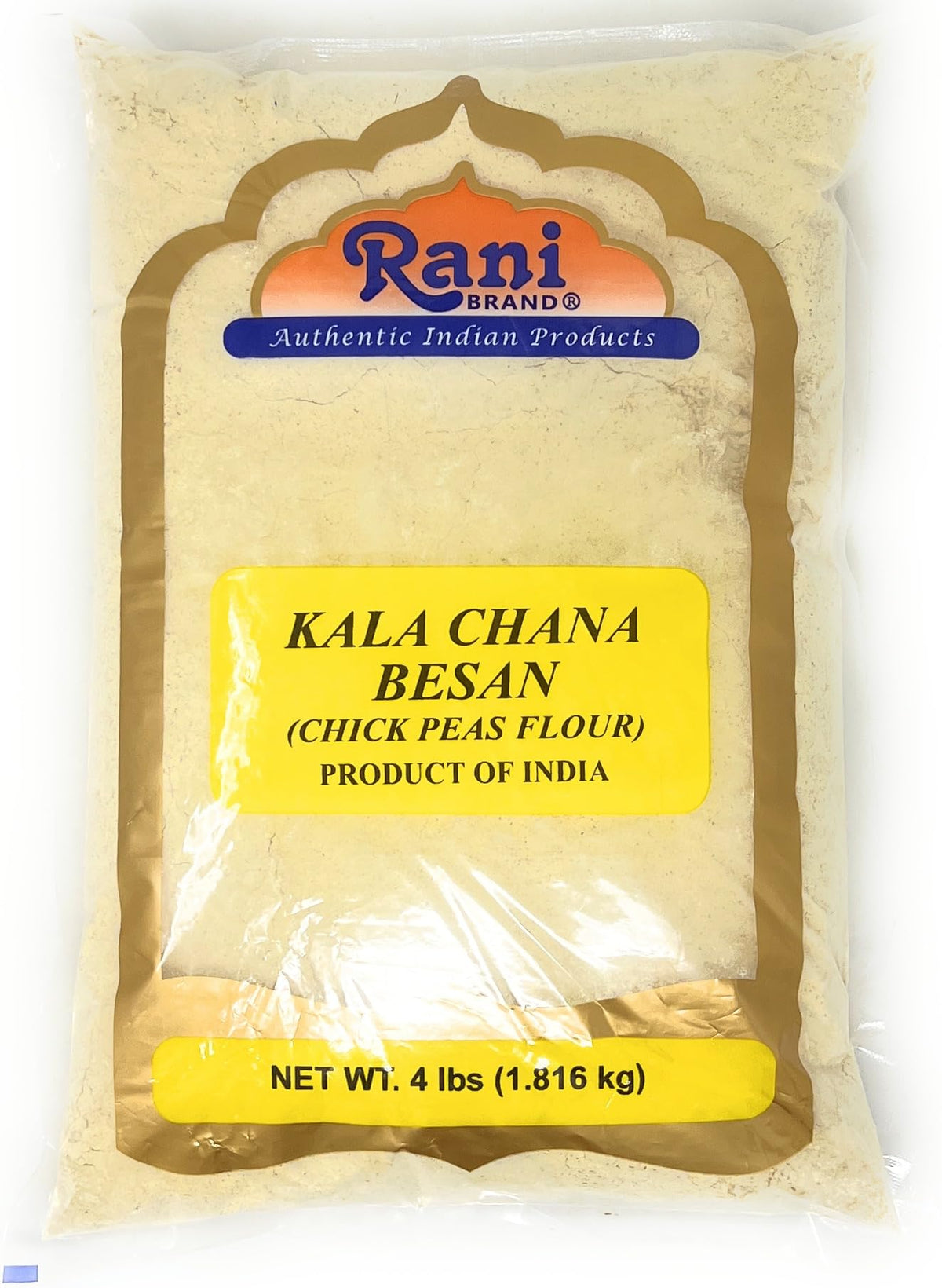 Rani Kala Chana Besan (Chick Peas Flour) 64oz (4lbs) 1.81kg Bulk ~ All ...