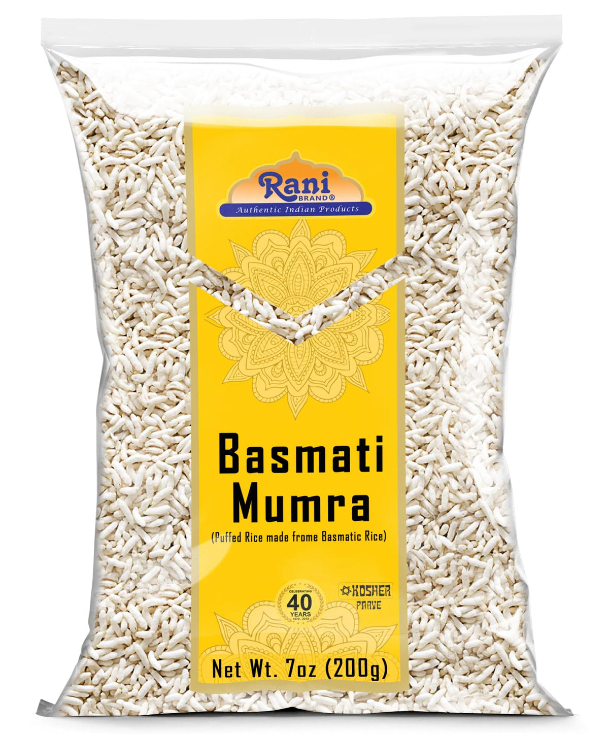 Rani Basmati Mamra (Puffed Rice) 7oz (200g) ~ All Natural, Indian Orig ...