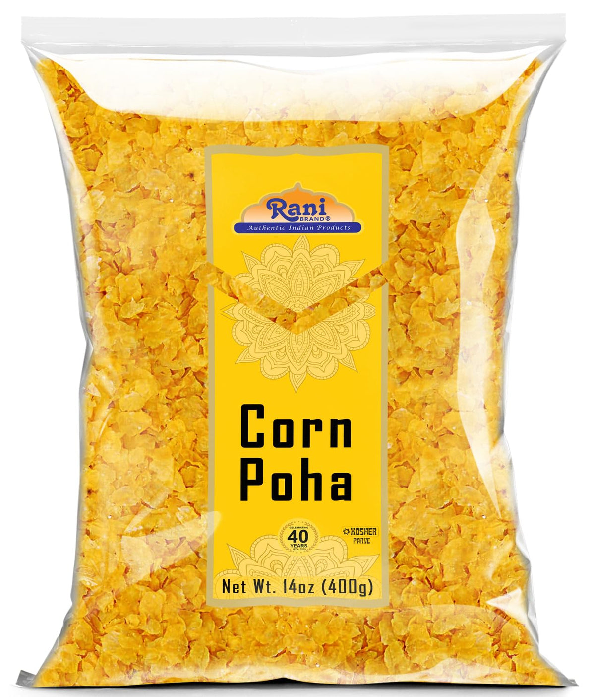 Rani Corn Poha 14oz (400g) ~ All Natural | Gluten Friendly | Vegan | K ...