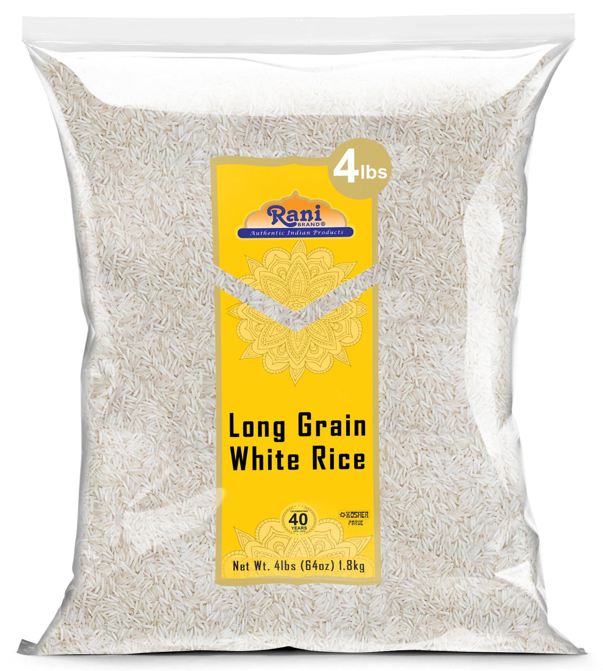 Rani Long Grain White Rice 64oz (4lbs) 1.81kg Bulk ~ All Natural | Glu ...