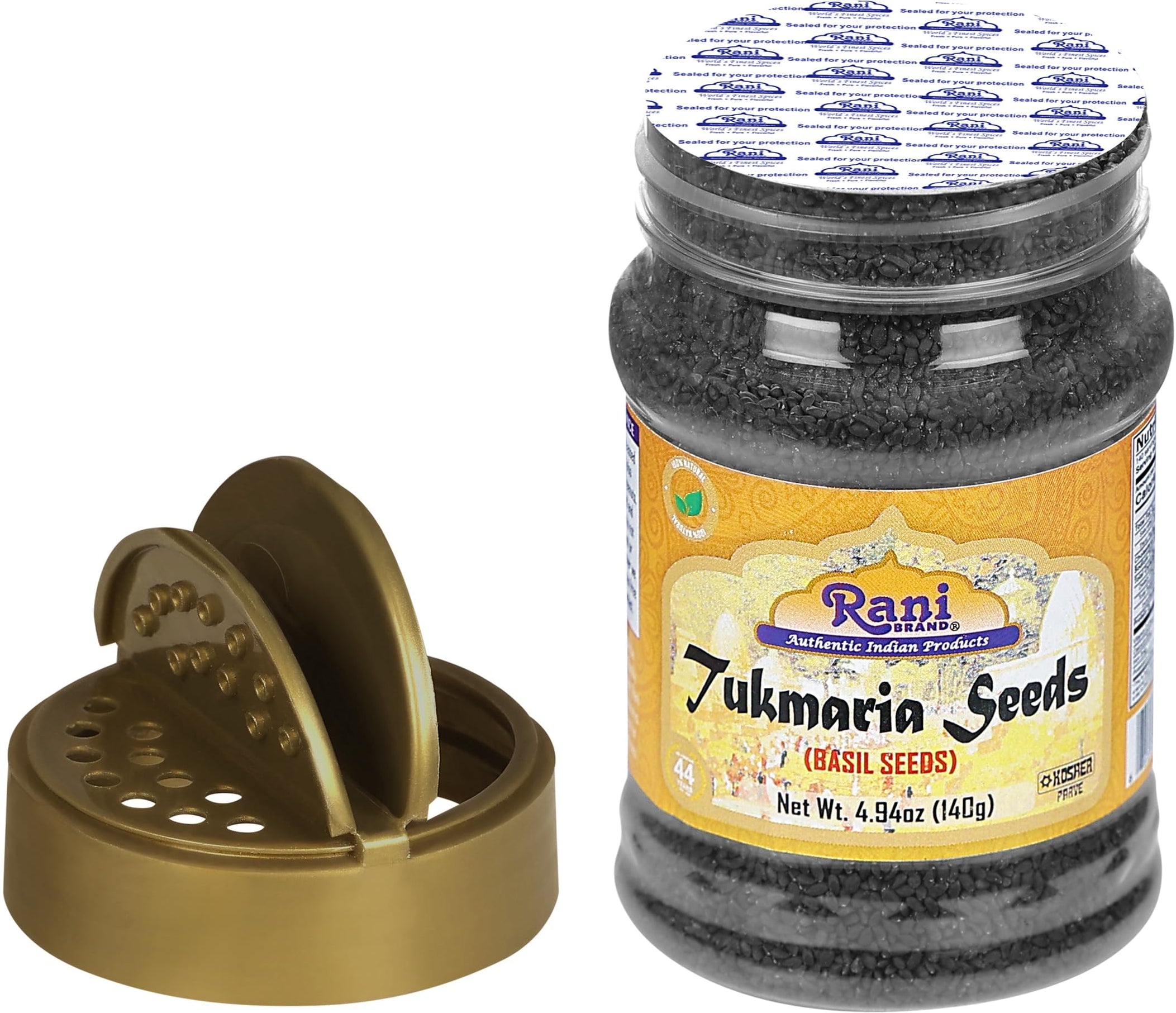 Rani Tukmaria (Natural Holy Basil Seeds) {4 Sizes Available} — Rani ...