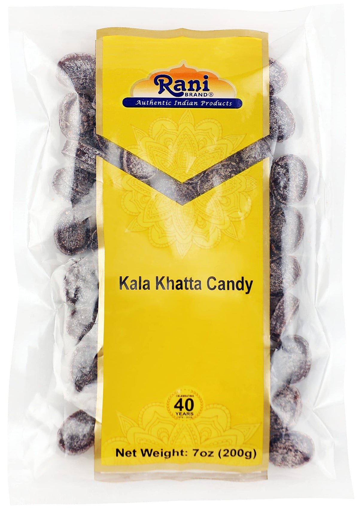 Rani Kala Khatta Candy 7oz (200g) ~ Indian Tasty Treats | Vegan | Glut ...