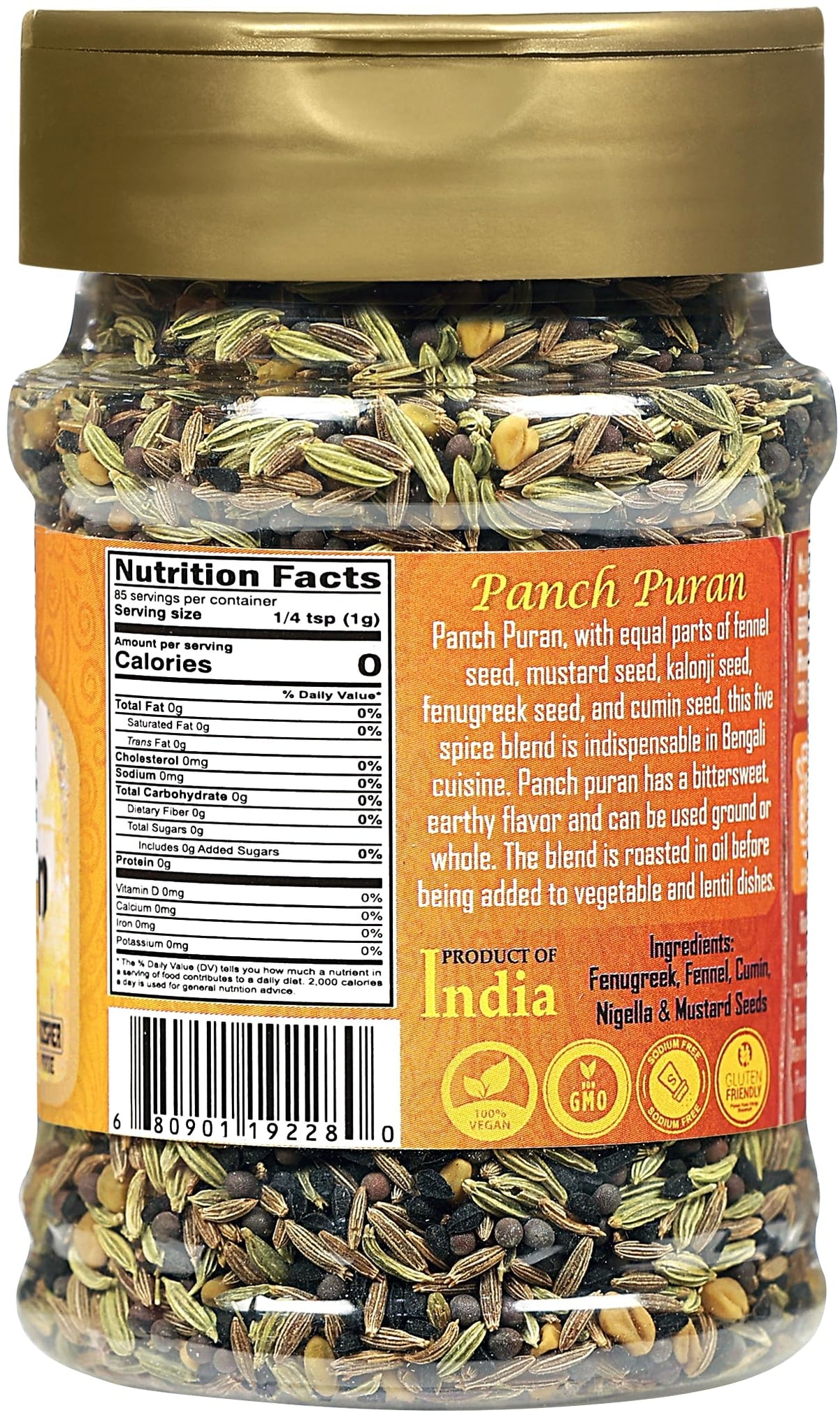 Rani Panch Puran Indian Spice - Kitchen Masala Powders — Rani Brand ...
