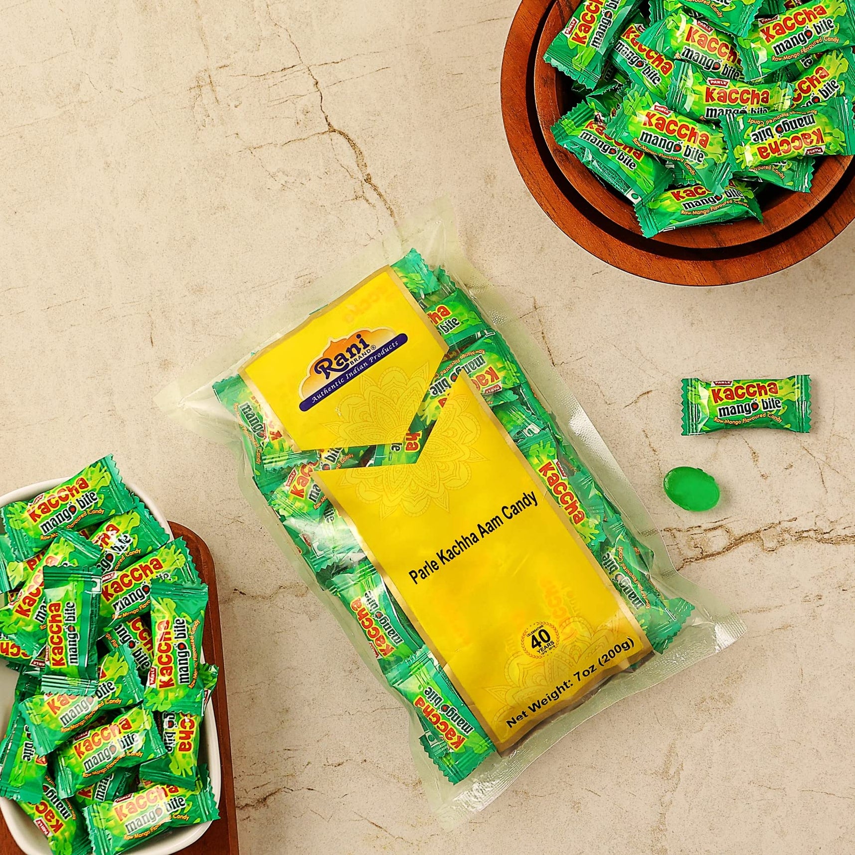 Rani Parle Kachha Aam Candy 7oz (200g) Individually Wrapped ~ Indian T ...