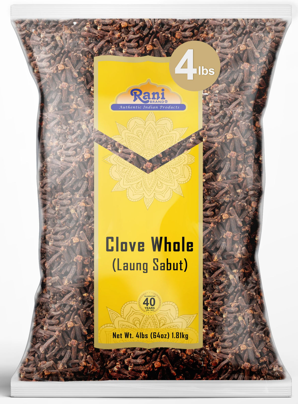 Rani Cloves Whole (Laung) 64oz (4lbs) 1.81kg Great for Food, Tea, Poma ...