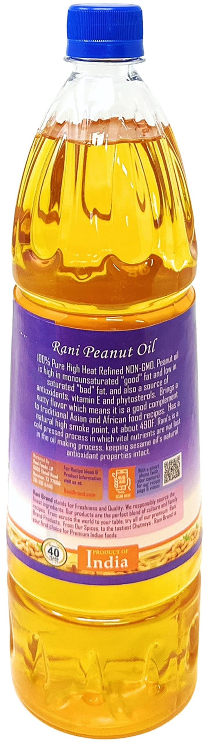 Rani Peanut Oil {2 Sizes Available} — Rani Brand Factory Store