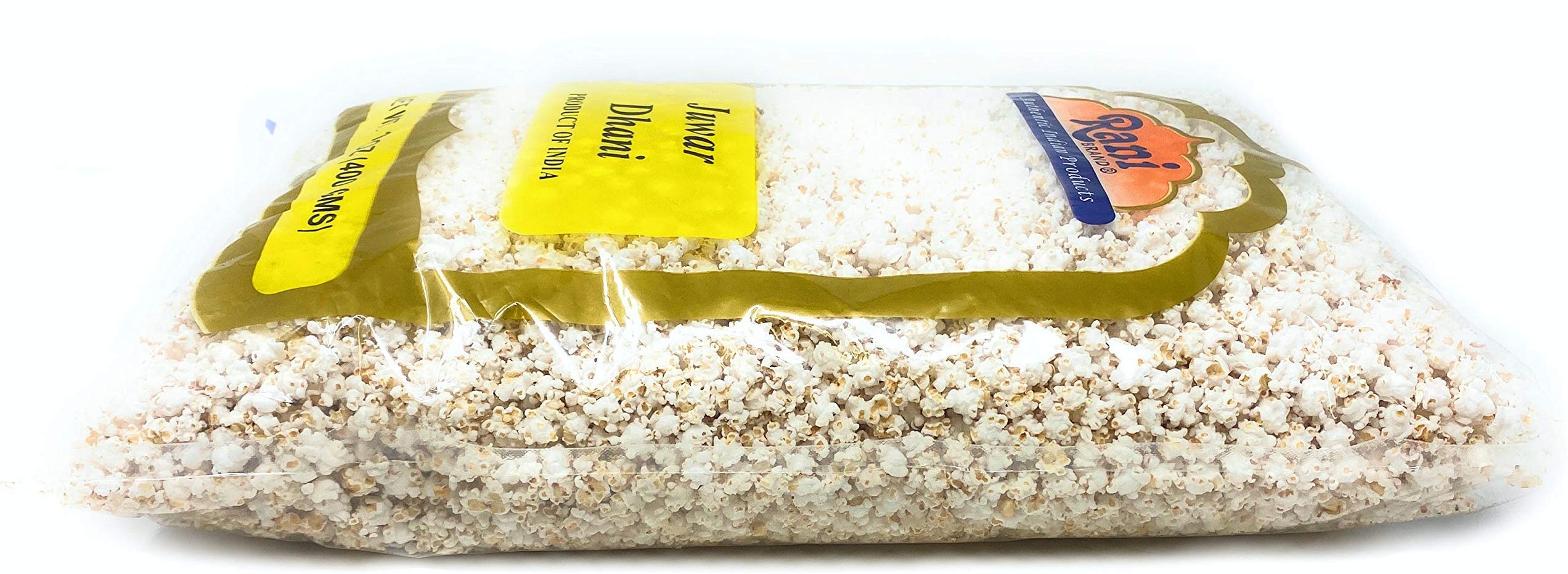 Rani Juwar Dhani (Puffed "popcorn" Sorghum) 14oz (400g) ~ All Natural ...